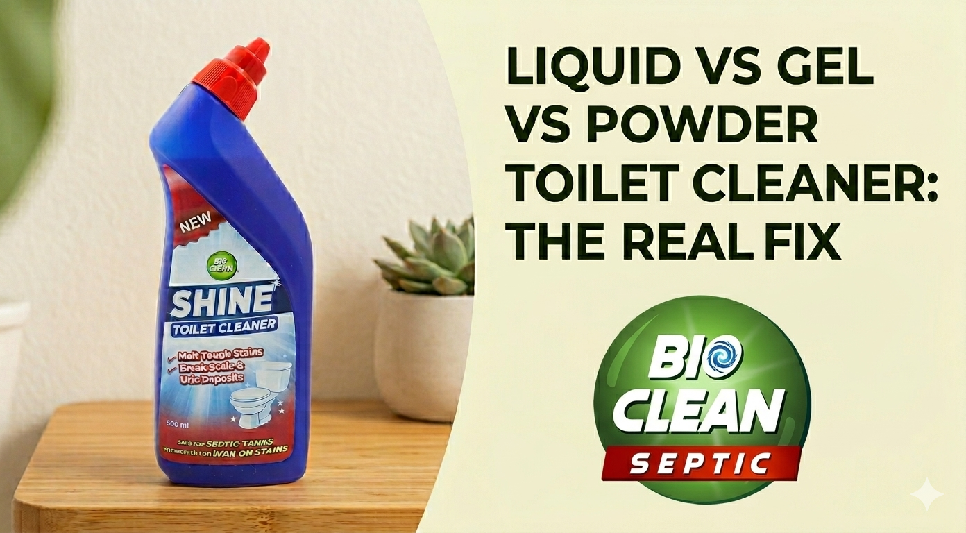 Toilet Cleaner Guide: Gel vs Liquid vs Powder – Bioclean